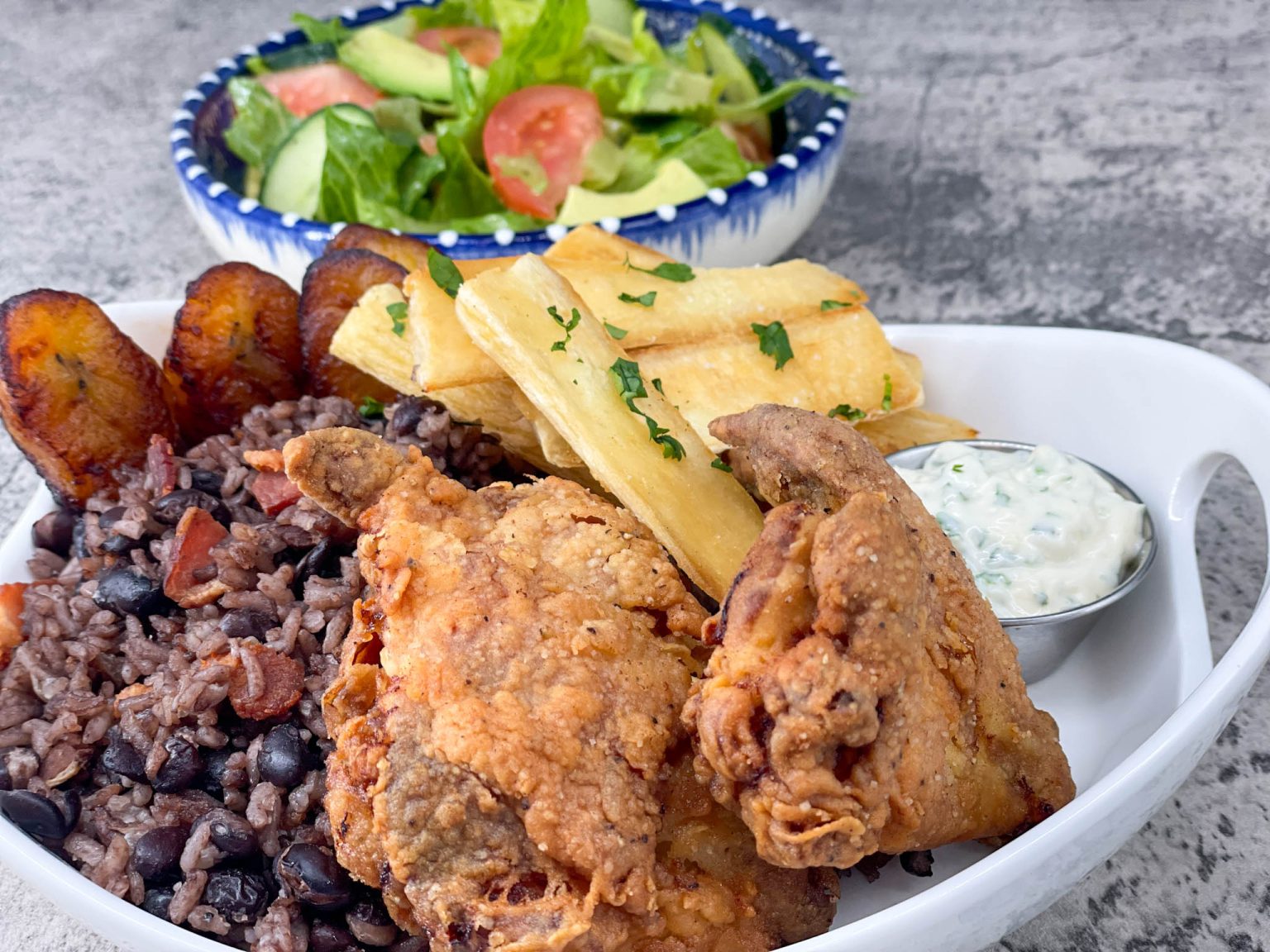 Ensalada de Ajo-Cuban Garlic Salad - The American Cuban Table